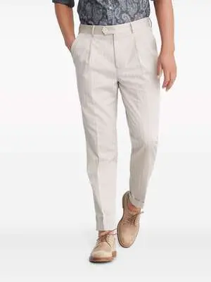 Brunello Cucinelli Striped Tailored Trousers