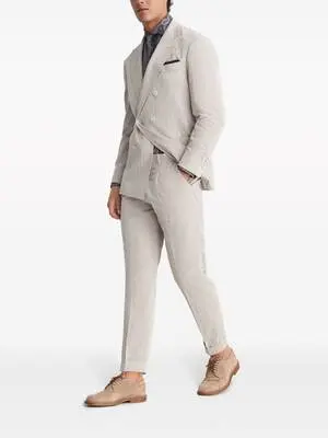 Brunello Cucinelli Striped Tailored Trousers