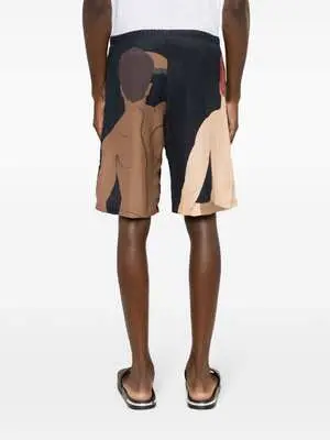 AMIR SLAMA Graphic-print Deck Shorts