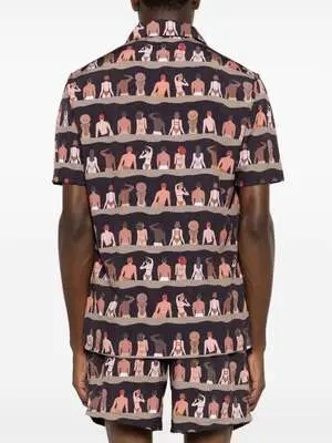 AMIR SLAMA Graphic-print Shirt