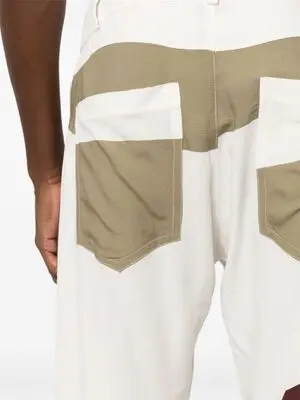 AMIR SLAMA Graphic-print Linen-blend Trousers