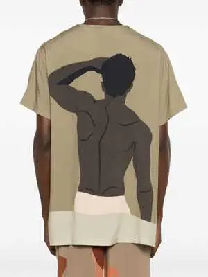 AMIR SLAMA Graphic-print Short-sleeved T-shirt