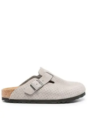 BIRKENSTOCK Boston Bs Suede Slippers