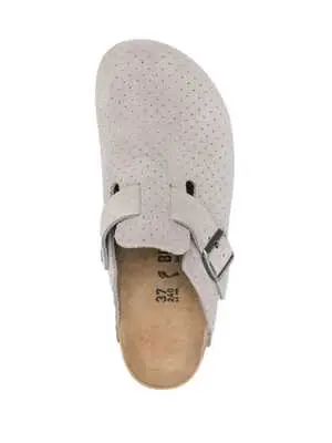 BIRKENSTOCK Boston Bs Suede Slippers