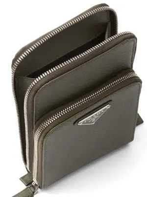 Prada Saffiano Leather Smartphone Case - Green