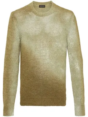 ROBERTO COLLINA Chevron-knit Jumper