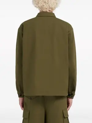 Marni Logo-patch Zip-up Shirt