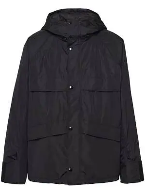 Prada Triangle-logo Hooded Jacket