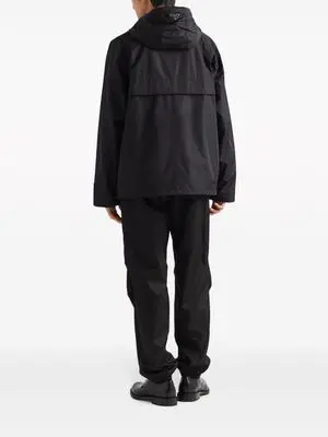 Prada Triangle-logo Hooded Jacket
