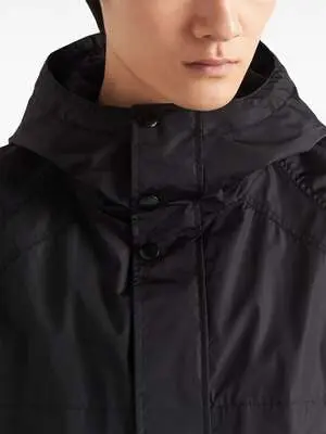 Prada Triangle-logo Hooded Jacket