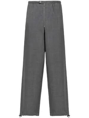 Prada Virgin Wool Tailored Trousers