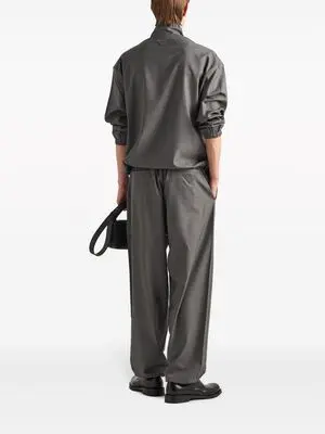 Prada Virgin Wool Tailored Trousers
