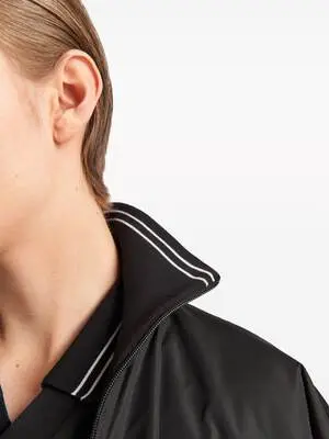 Prada Triangle-logo Panelled Bomber Jacket