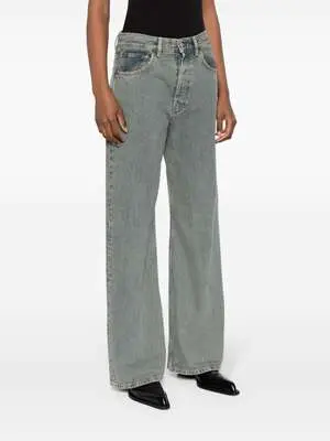 Acne Studios Mid-waist Wide-leg Jeans