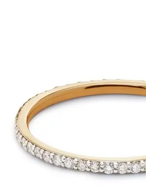 Monica Vinader 14kt Yellow Diamond Band Ring