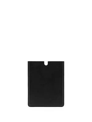 Dolce & Gabbana Logo-plaque Leather Tablet Case - Black