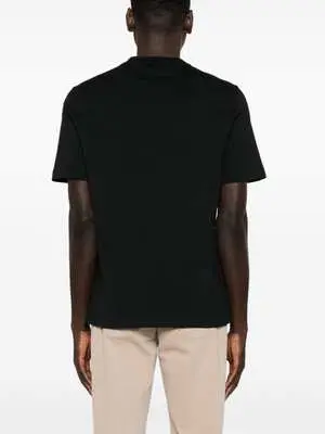 Brunello Cucinelli Logo-print T-shirt - Black