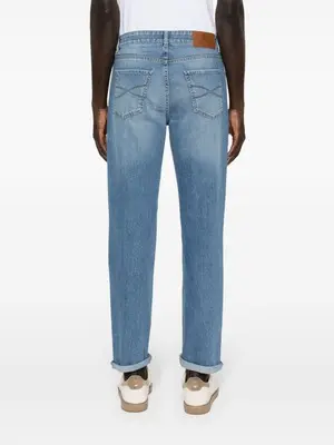 Brunello Cucinelli Mid-rise Straight-leg Jeans