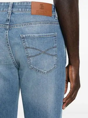 Brunello Cucinelli Mid-rise Straight-leg Jeans