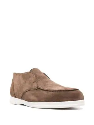 DOUCAL'S Chukka Suede Loafers - Brown