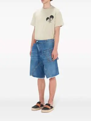 JW Anderson Twisted Denim Shorts