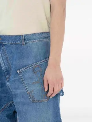 JW Anderson Twisted Denim Shorts