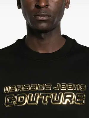 Versace Rubberised Logo Sweatshirt