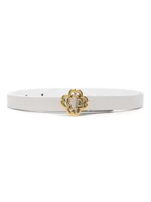 Maje Clover-buckle Faux-leather Belt