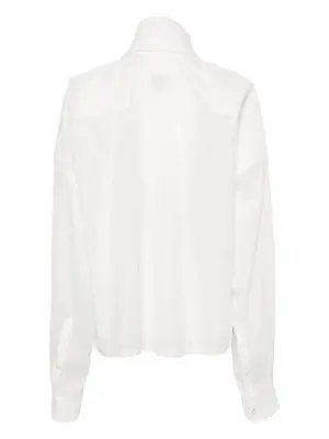 QUIRA Wrap Cotton Shirt