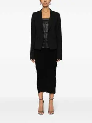 Rick Owens Wool Single-breasted Blazer