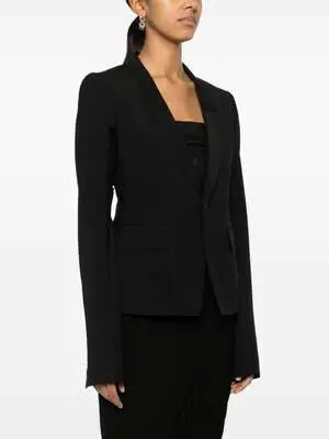Rick Owens Wool Single-breasted Blazer