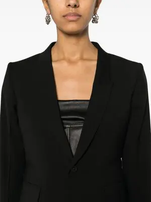 Rick Owens Wool Single-breasted Blazer