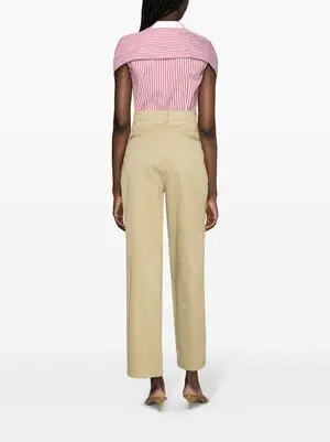Dsquared2 Striped Shirt With Knotted Sleeves