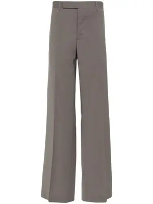 Rick Owens Dietrich Pressed-crease Trousers