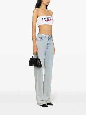 Dsquared2 Cotton Bandeau Top