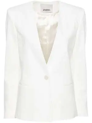 Isabel Marant Étoile Manzil Single-breasted Blazer - White