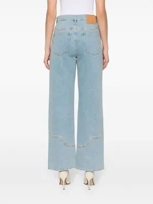 Giuseppe Di Morabito High-rise Straight-leg Jeans