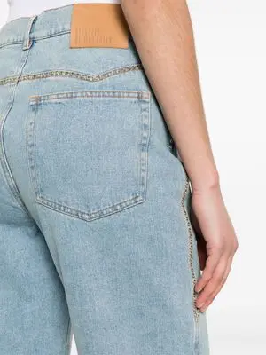 Giuseppe Di Morabito High-rise Straight-leg Jeans