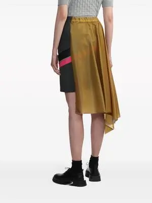 Kolor Asymmetric Panelled Mini Skirt