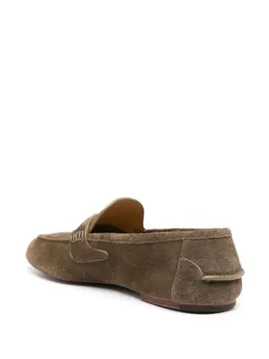 Gucci Interlocking G Suede Loafers