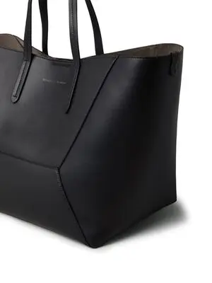Brunello Cucinelli Leather Tote Bag - Black