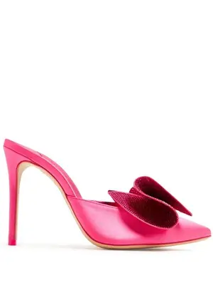 SOPHIA WEBSTER Leah 100mm Satin Mules