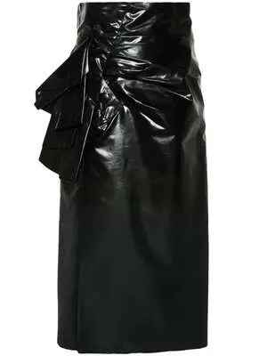 MAISON MARGIELA Coated Midi Skirt
