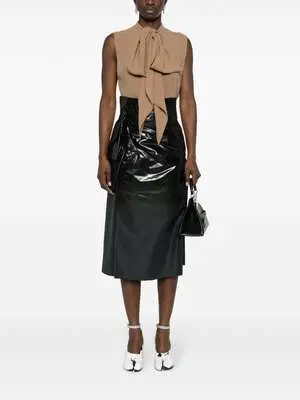 MAISON MARGIELA Coated Midi Skirt