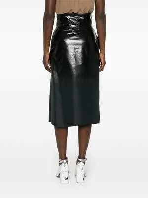 MAISON MARGIELA Coated Midi Skirt
