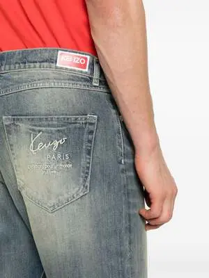 Kenzo Bara Cropped Jeans
