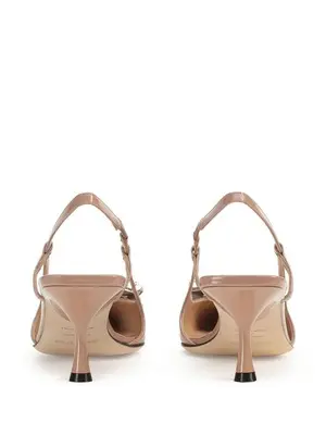 SERGIO ROSSI 60mm Crystal Embellished Pumps - Neutrals