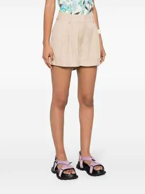 Stella McCartney Tailored Short Shorts - Neutrals