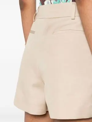 Stella McCartney Tailored Short Shorts - Neutrals