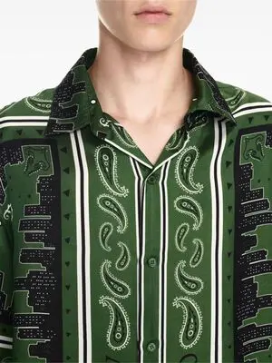 Off-White Bandana Vacation Short-sleeve Shirt - Green